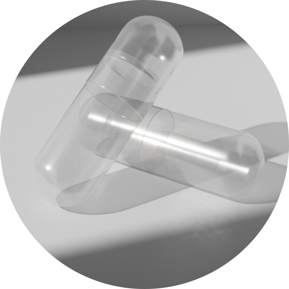 Size 0 Clear Separated Gelatin Capsules, Empty Capsules - Buy Empty ...