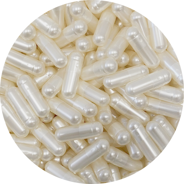 Buy Pure Capsules® Size 0 Empty Gelatin Capsules Pearl White